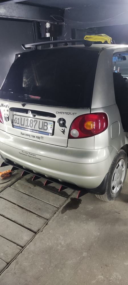 Обвесы матиз. Matiz Tuning. Сплитер, диффузор, пороги! Stealthside.