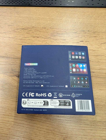 Carlinkit Full Android System TBox Ambient, Android 13.0