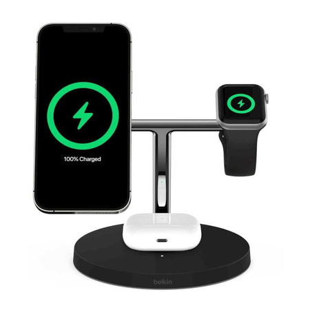 3 в 1 Belkin BOOST CHARGE PRO with MagSafe, черный