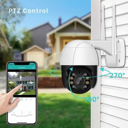 PTZ HD Wi Fi smart camera 270 gradus buriladi , 2 mp