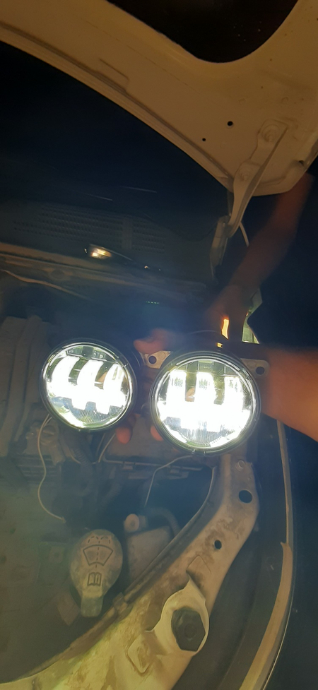 Туманика Нексия 2 LED линза