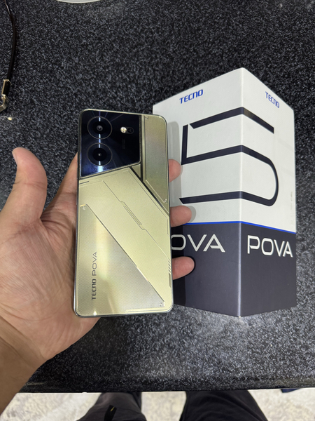 Techno pova 5 pamit 8.256g holati ideal karopka dak bor