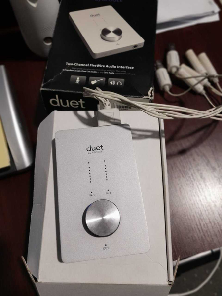 Apogee Duet — профессиональный двухканальный звуковой  карта
