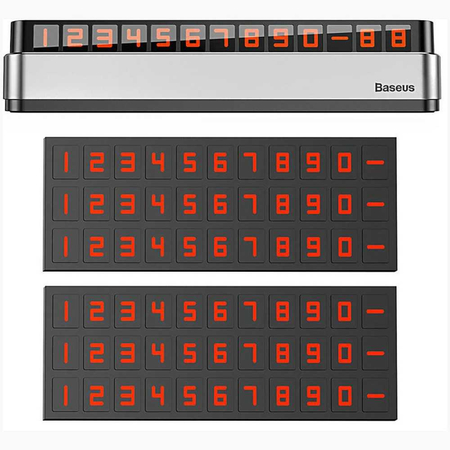 Новая авто визитка Baseus ACNUM-B0G, с доставкой