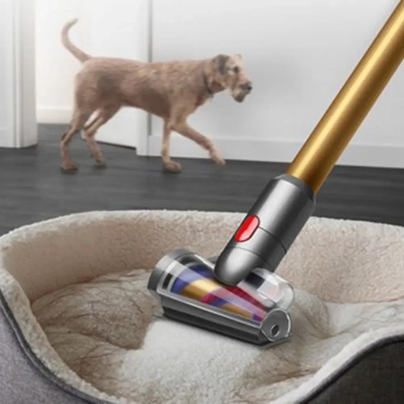 Пылесос Dyson V15 Detect Absolute Золотистый/Серебристый
