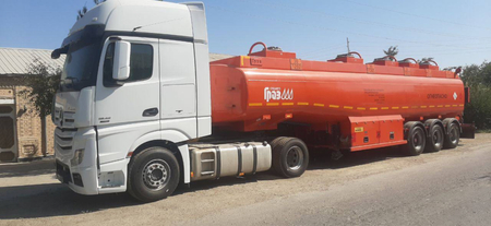 Тягач бензовоз Mercedes actros год 2014