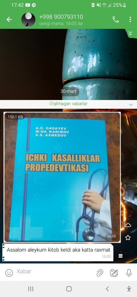 Tibbiy kitoblar (anatomiya,ichki kasalliklar)