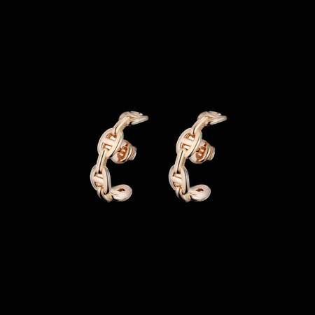 NEW Hermes Серьги Chaine D'ancre Encainee H221511B