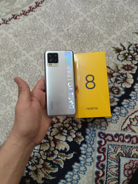 Realme 8 6+6/128GB Igravoy Silver Original Karobkami Sastayani Xaroshi