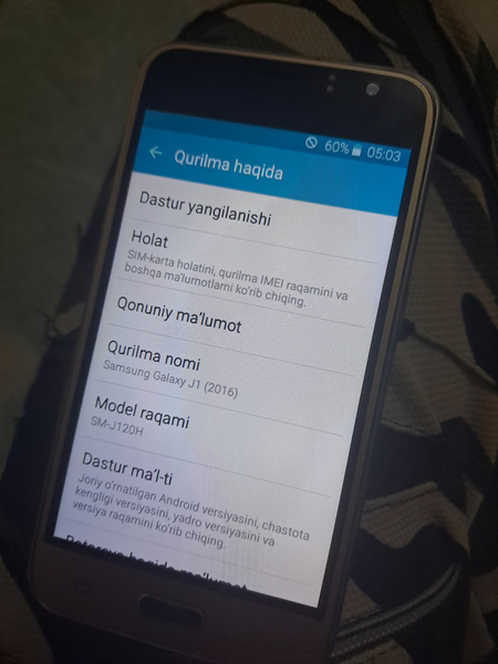 Samsung J1 2016 aybi zvugi chqmaydi boshqa joyi ishlaydi