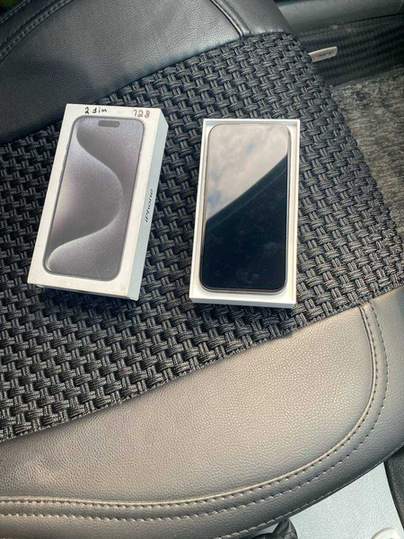 Iphone 15 pro dual 128, ideal  100%, Black