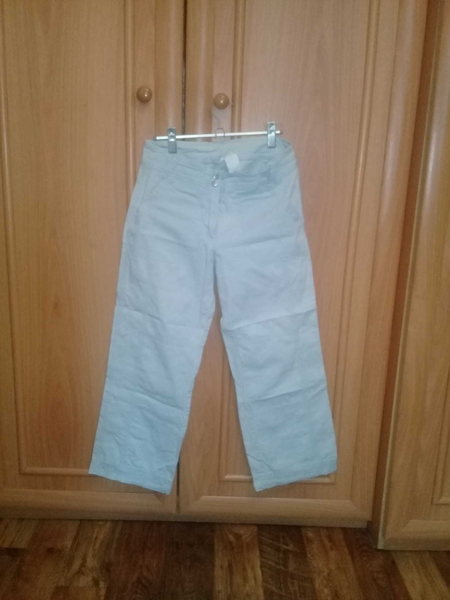Женские светлые х/б брюки