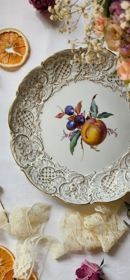 Старинное блюдо Meissen