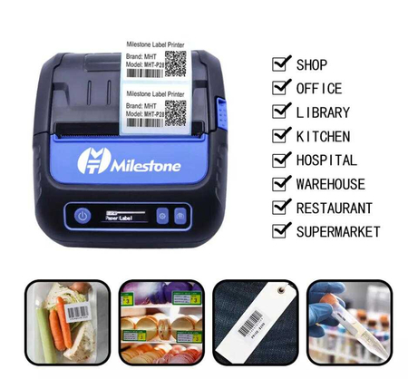 Pos чек/этикетка принтер мини / Pos chek/etiketka printer mini 2 в 1
