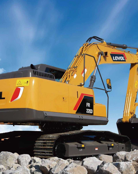 1.1 m3 гусеничный экскаватор LOVOL FR220F халол насия савдо асосида