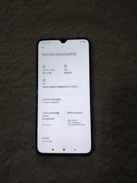 Mi 9 lite  6/64GB  IDEAL