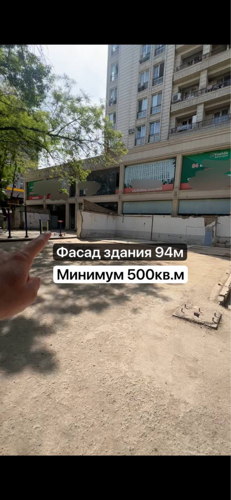 Аренда у дороги с большой парковкой первый этаж