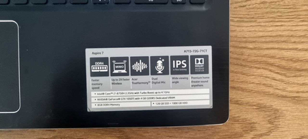 noutbuk Acer Aspire 7
