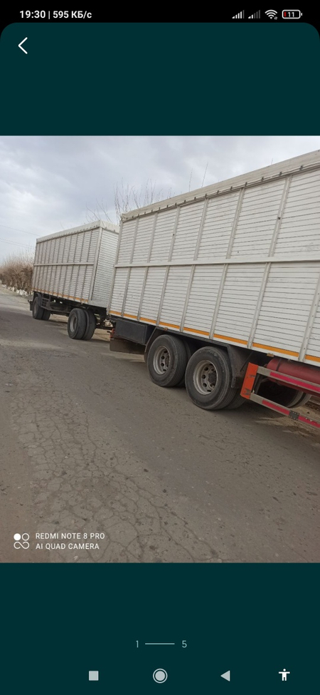 КамАЗ прицеп 65117 сотилади  8 метрли прицеп хам 8 метр 95 куба