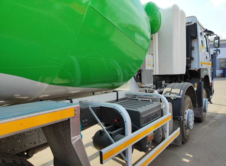 HOWO 8x4 CNG миксер 12м³