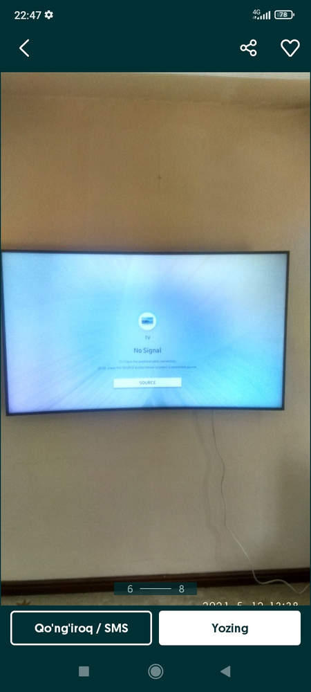 Antena ustanovka qilamiz