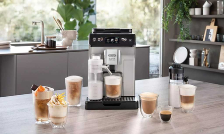 Кофемашина De'Longhi ECAM450.65.S/Cтальной/Автомат/Айс кофе