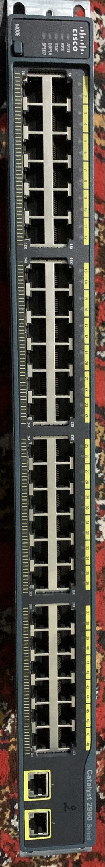 Свитч WS-C2960-48TT-L Catalyst 2960 48порт