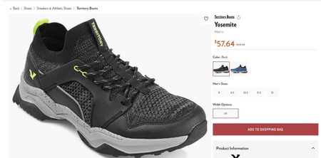 Territory Yosemite Hiking Sneaker