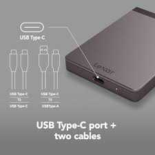 Внешний SSD 512GB LEXAR SL200  USB3.1/Type C. Новый. В коробке