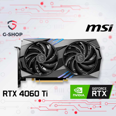 Игровая видеокарта NVIDIA MSI GeForce RTX 4060 Ti Gaming X 8GB GDDR6