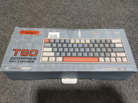 T-WOLF T60 ARGB mexanik klaviatura