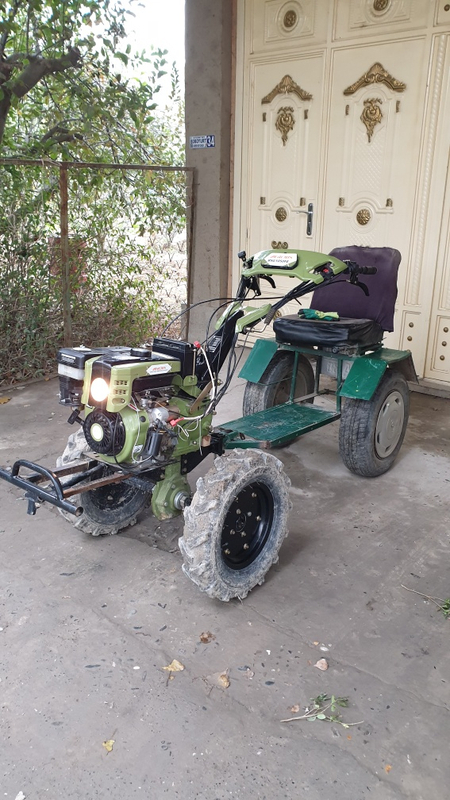 Motoblok. Motokultivator 9.5 ot kuchi starter akumlyatorli srochna