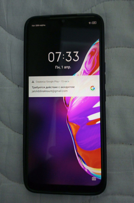 INFINIX HOT 10T rangi qora