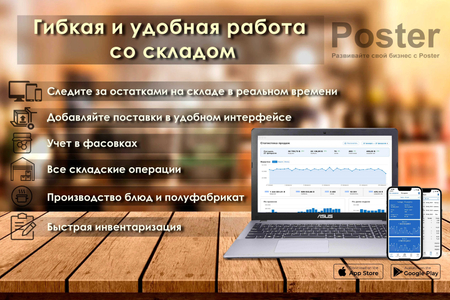 Автоматизация Кафе-Ресторан-Фаст-фуд. POS система, онлайн касса.