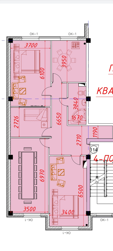 Yunusabad 11-Kvartal Orentir TGC Megaplanet 4x uy sotiladi