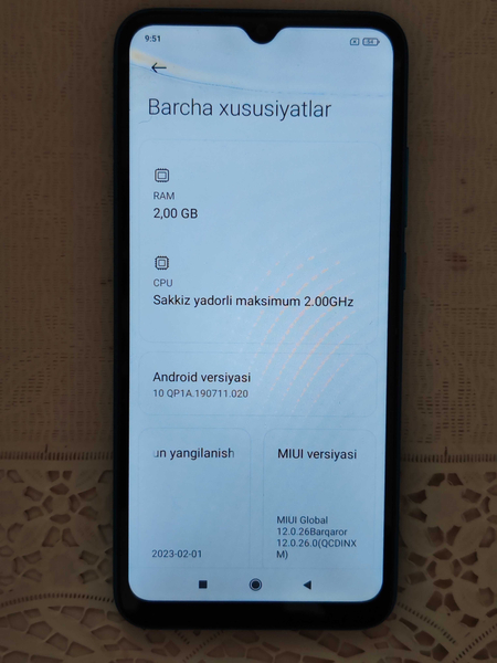 Redmi 9a holati yaxshi