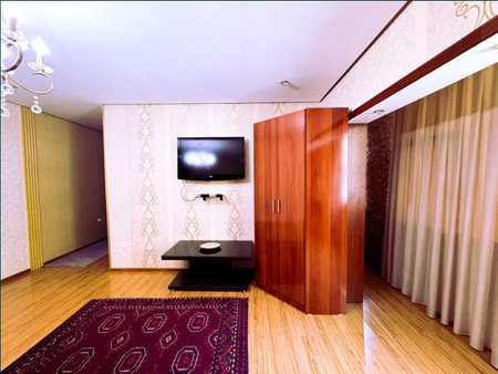 Ойбек  1/3/4 Балкон 1*7м² Общ пл42м² +Мебель +Техника Савдогар Банк