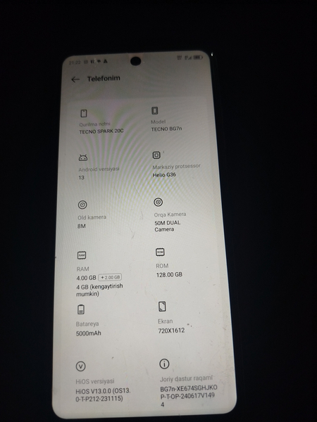 TECNO SPARK 20C 4+2/128