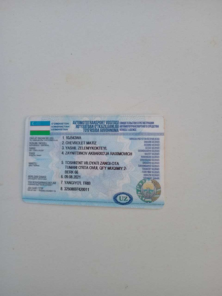 продаётся авто MATIZ 2014 года метан газ 1 позиция