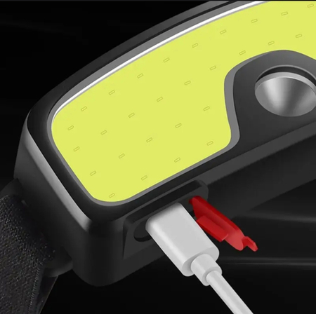 Фонарь налобный светодиодный с USB Туре-С