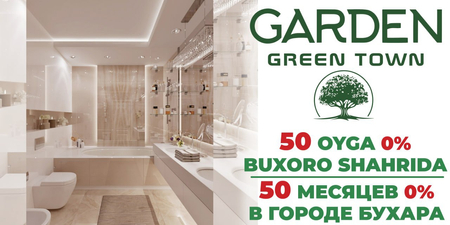 Garden green towndan xonadon xarid qiling