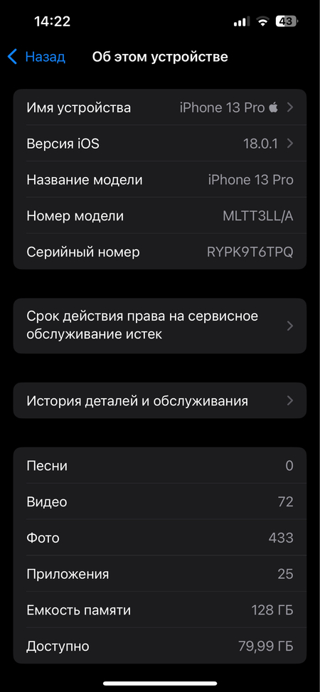 Iphone 13 Pro 128 gb idial
