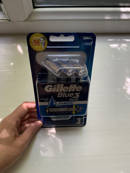Бритвенный станок gillette blue 3