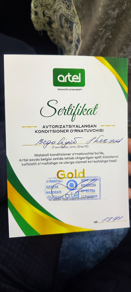 Konditsioner oʻrnatish Кондиционер орнатиш хизматларимиз гарантия бор