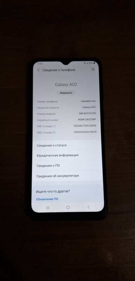 Samsung galaxy A02
