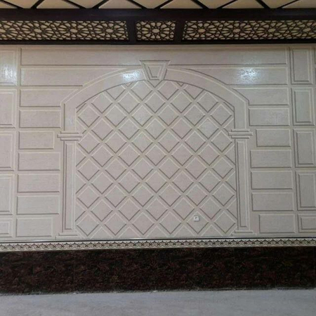 traverten  fasad ishlari qilamiz