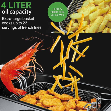 Доставка бесплатная ! Фритюрница электрическая Deep Fryer Sonifer SF-1