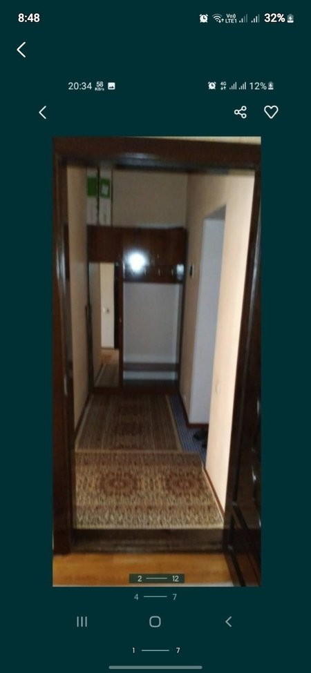 Ismoil bar oldidagi qiz g\\\'ishli domda 1-xonalik kv  sotiladi