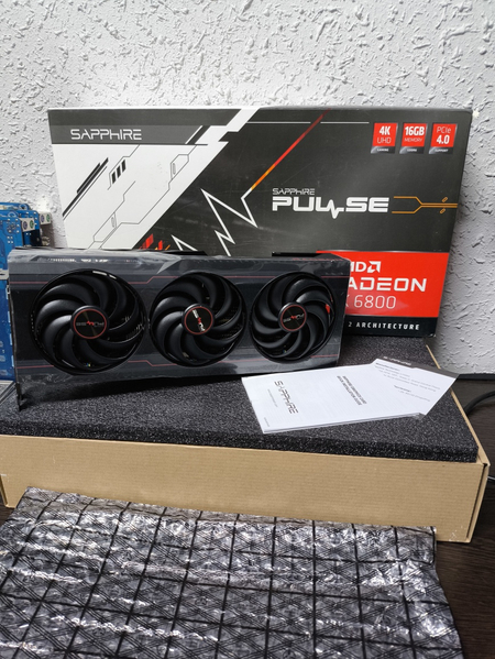 Новая! Sapphire Pulse RX6800 16Gb