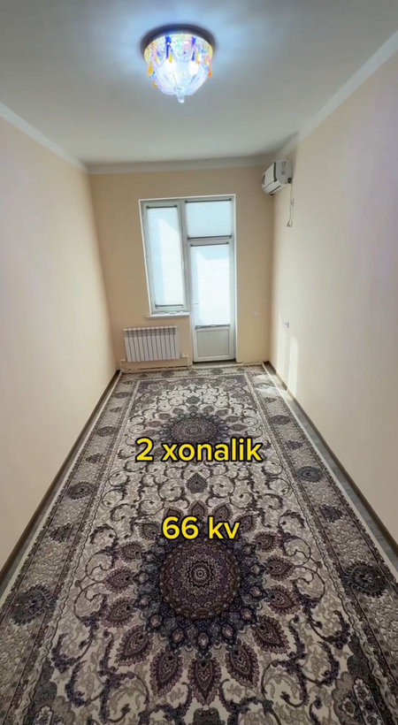 2 Xonali 66 kv Jixozlar bilan Kvartira Sotiladi!